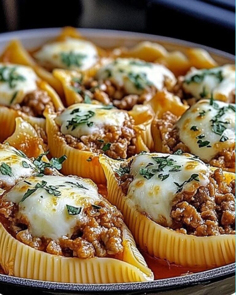 Beef-Stuffed Shells with Ricotta – A Perfect Italian Comfort Dish 🍝