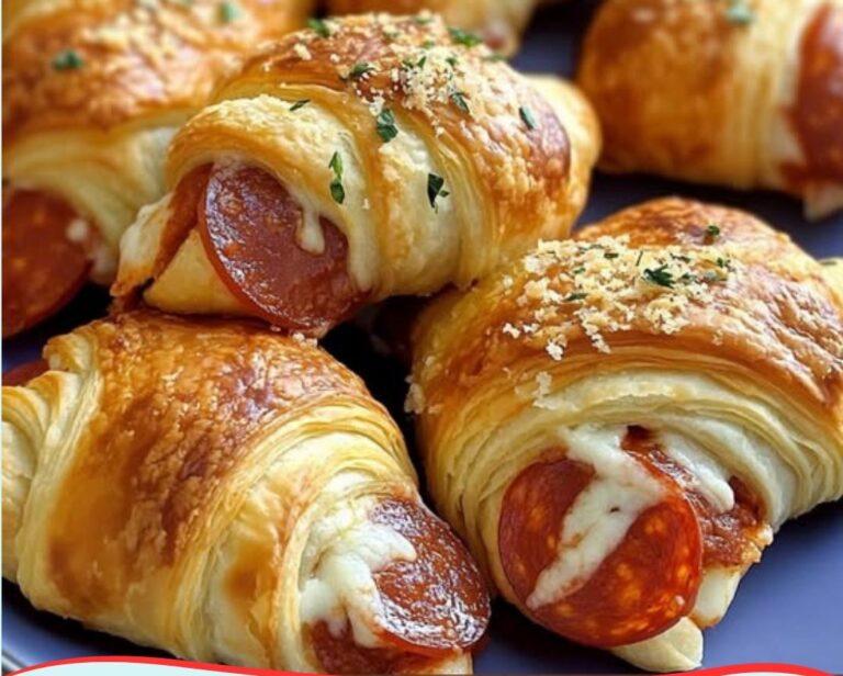 Mozzarella Pepperoni Crescent Rolls
